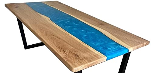 Epoxy Table, Epoxy Resin River Table, Live Edge Wooden Table, Natural Wood,Dining table, Natural Epoxy Table, Resin Table