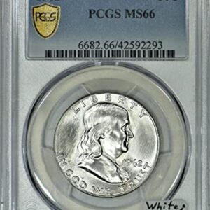 1962 P Franklin Half Dollar MS-66 PCGS