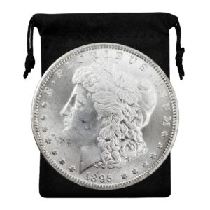 kocreat 1895-s-copy morgan dollar-copper plating silver coin-replica u.s old original pre morgan souvenir coin hobo coin lucky coin hobby collection