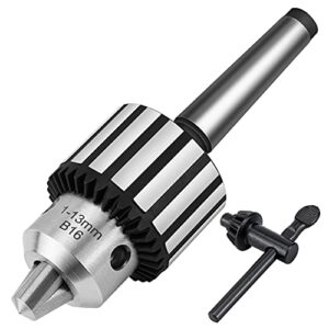 earl diamond super heavy duty 1/2-inch drill chuck with #2 morse taper arbor & chuck key (1/2" mt2)