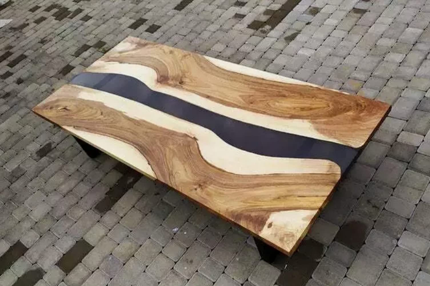 Epoxy Table, Epoxy Resin River Table, Live Edge Wooden Table, Natural Wood,Dining table, Natural Epoxy Table, Resin Table