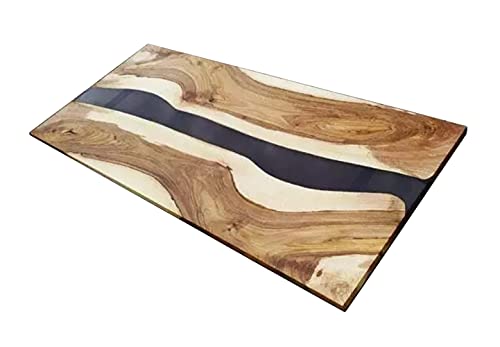 Epoxy Table, Live Edge Wooden Table, Epoxy Resin River Table, Natural Wood,Dining table, Natural Epoxy Table, Resin Table