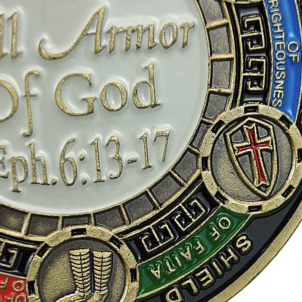 AtSKnSK Armor of God Challenge Coin Eph 6:13-17