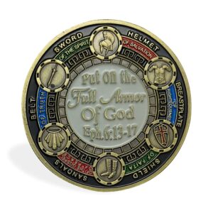 AtSKnSK Armor of God Challenge Coin Eph 6:13-17