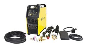 w weldpro digital tig acdc 250gd ac dc 250 amp tig/stick welder with pulse memory function and tig20 water cooled torch dual voltage welding machine.