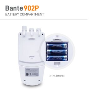 Bante 902P Portable pH Conductivity Meter | Multi-Parameter Meter for Measuring pH, Conductivity, TDS, Salinity, Resistivity, ORP and Temperature | Accuracy ±0.002 pH, ±1% F.S.