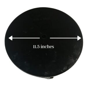 11.5" Buyers Compatible with SALTDOGG CW Poly Salt Spreader Spinner Disk 3/4" BORE 3004611