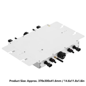 WiFi Micro Solar Inverter, 2800W MPPT with IP65 Waterproof, Grid‑Connected Inverter, 22-60V Solar Panel