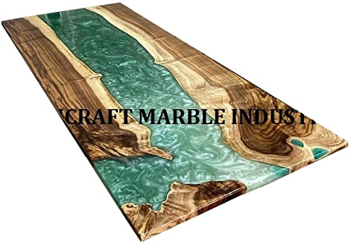 Epoxy Table, Live Edge Wooden Table, Epoxy Resin River Table, Natural Wood,Dining table, Natural Epoxy Table, Resin Table