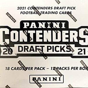 2021 Panini Contenders Draft Picks Football Value Pack Box (216 NFL Trading Cards)