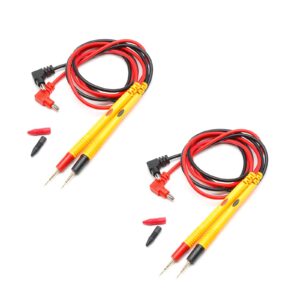 ldexin 2 pairs digital multimeter test leads banana plug, voltmeter test probe multimeter probes 10a 1000v