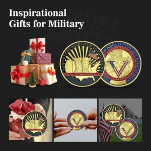 BHealthLife US Army Veteran Challenge Coin Gift Thank You for Your Service