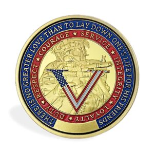 BHealthLife US Army Veteran Challenge Coin Gift Thank You for Your Service