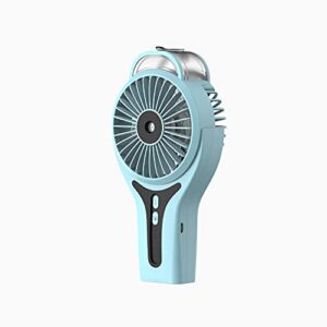 sunneday 80019pt misting fan, pastel turquoise