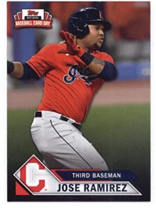 2021 topps national baseball card day #9 jose ramirez nm-mt cleveland indians baseball