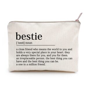 bestie definition makeup bag best friend gift work bestie friendship gift bestie sister gifts sister college sister graduation