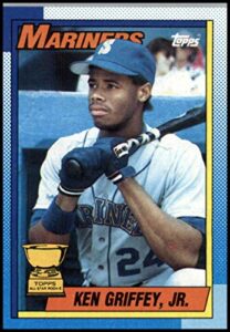 baseball mlb 1990 topps #336 ken griffey jr. vg mariners