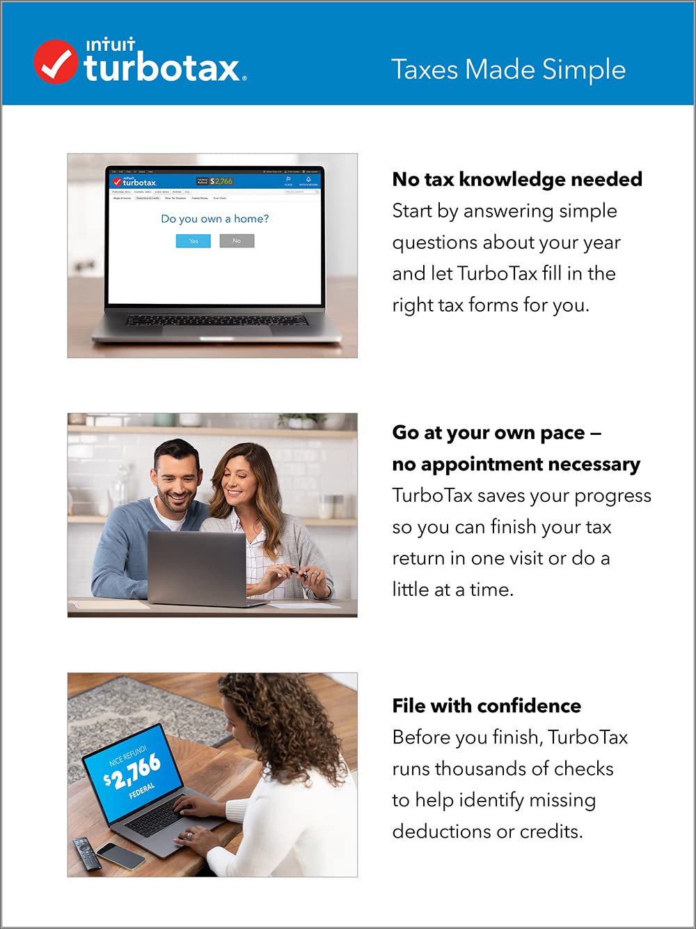 Intuit, TurboTax Home & Business 2021 Tax Software, Federal and State Tax Return w/Federal E-file [Amazon Exclusive] [PC/Mac Disc]