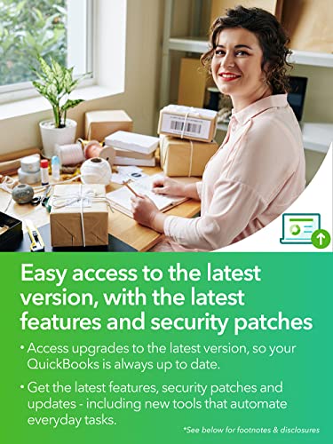 QuickBooks Desktop Pro Plus 2022 Accounting Software for Small Business 1-Year Subscription with Shortcut Guide [PC Disc]