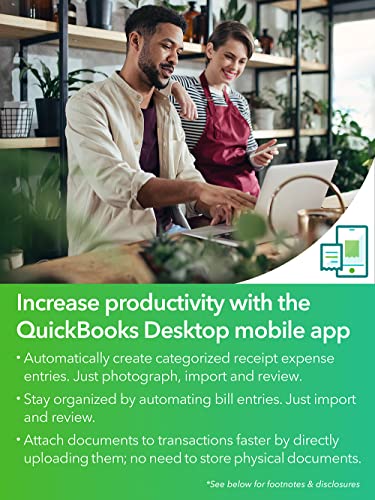 QuickBooks Desktop Pro Plus 2022 Accounting Software for Small Business 1-Year Subscription with Shortcut Guide [PC Disc]