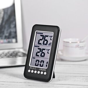 Indoor Outdoor Thermometer, LCD ℃/℉ Wireless Digital Thermometer with 200ft/100m Range Temperature Sensor