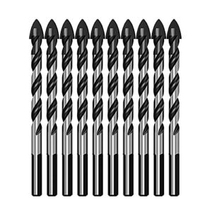 goonsds drill bit for tile,concrete, brick, glass, plastic and wood 10pcs,diameter 10mm