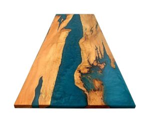 epoxy table, live edge wooden table, epoxy resin river table, natural wood,dining table, natural epoxy table, resin table 42x24 inch