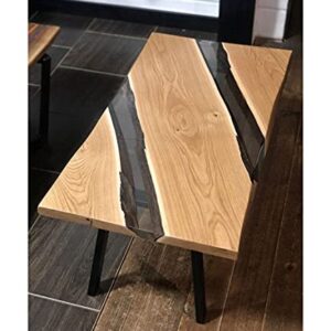 Epoxy Table, Epoxy Resin River Table, Live Edge Wooden Table, Natural Wood,Dining table, Natural Epoxy Table, Resin Table