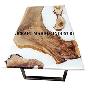 Epoxy Table, Live Edge Wooden Table, Epoxy Resin River Table, Natural Wood, Dining table, Natural Epoxy Table, Resin Table