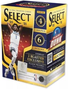 2020-21 panini select nba basketball trading cards blaster box