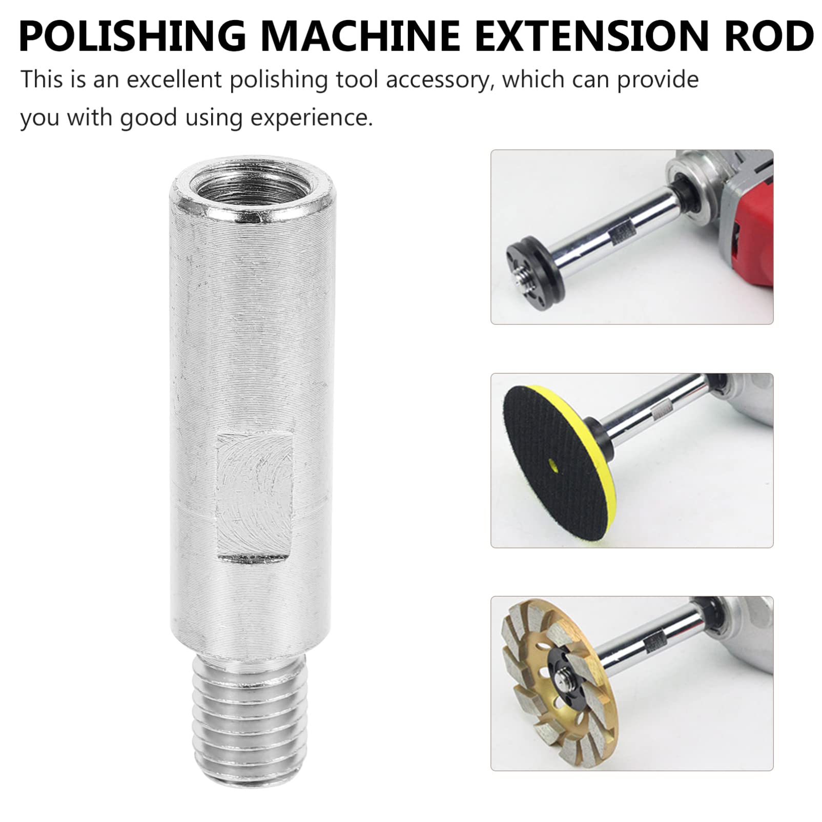 Thread Angle Grinder Extension Polishing Machine Extension Rod Useful Angle Grinder Adapter Rod Accessory