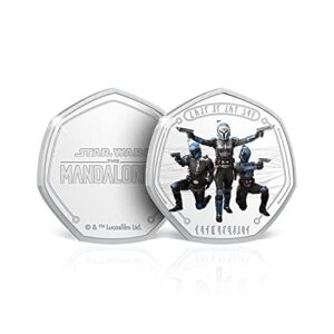 Star Wars The Mandalorian - The Way of The Mandalore - Ag Plated Commemorative Coin