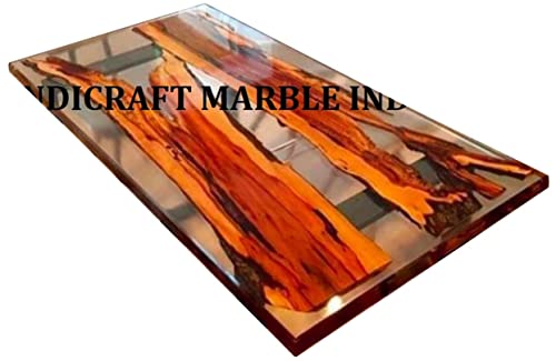 Epoxy Table, Live Edge Wooden Table, Natural Wood,Dining table, Natural Epoxy Table, Resin Table, Epoxy Resin River Table