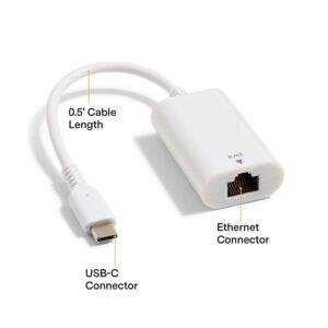 NXT Technologies NX52348 Network Adapter, USB-C to Ethernet