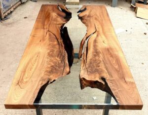 epoxy table, epoxy resin river table, live edge wooden table, natural wood, dining table, natural epoxy table, resin table