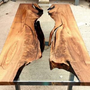 Epoxy Table, Epoxy Resin River Table, Live Edge Wooden Table, Natural Wood, Dining table, Natural Epoxy Table, Resin Table