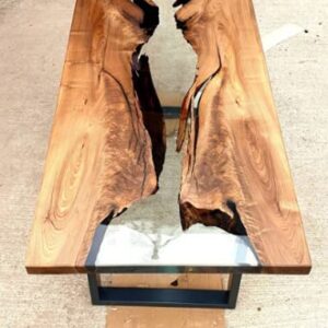 Epoxy Table, Epoxy Resin River Table, Live Edge Wooden Table, Natural Wood, Dining table, Natural Epoxy Table, Resin Table