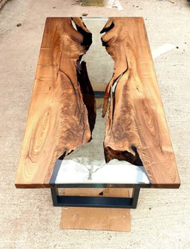 Epoxy Table, Epoxy Resin River Table, Live Edge Wooden Table, Natural Wood, Dining table, Natural Epoxy Table, Resin Table