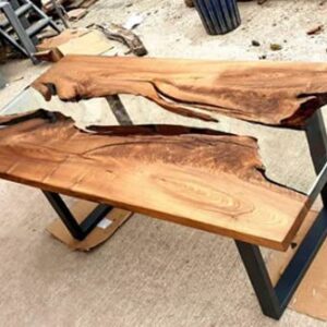 Epoxy Table, Live Edge Wooden Epoxy Table, Natural Wood,Dining table, Natural Epoxy Table, Resin Table, Epoxy Resin River Table