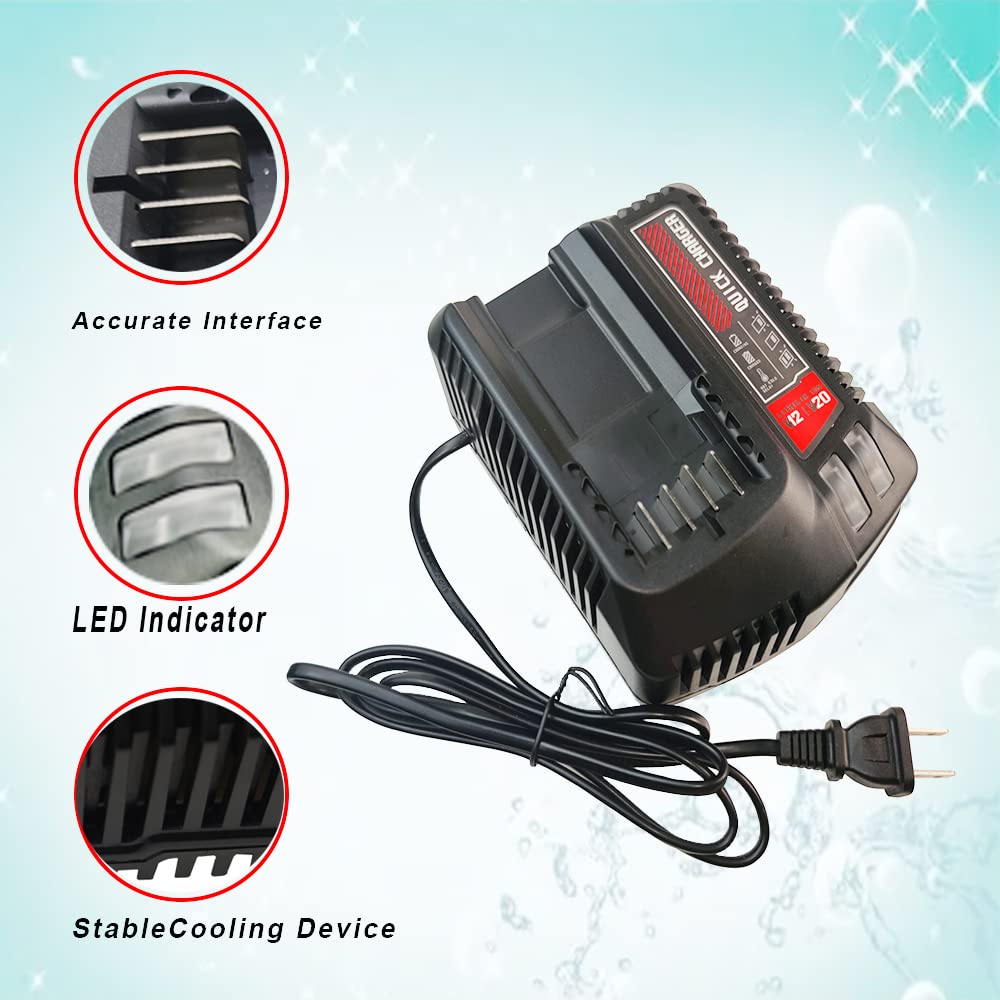 ANOPIW CMCB104 Replace Craftsman Battery Charger 20V V20 for CMCB201 CMCB202 CMCB203 CMCB204...