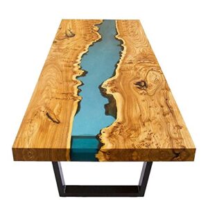 Epoxy Table, Epoxy Resin River Table, Live Edge Wooden Table, Natural Wood,Dining Table, Natural Epoxy Table, Resin Table