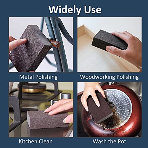 Jersvimc 36 Grit Coarse Sanding Block - 12Pcs, Wet Dry Sanding Sponge Foam Sandpaper Block Washable & Reusable Sandpaper Sponge for Drywall Wood Plastic Metal Furniture