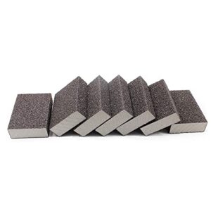 Jersvimc 36 Grit Coarse Sanding Block - 12Pcs, Wet Dry Sanding Sponge Foam Sandpaper Block Washable & Reusable Sandpaper Sponge for Drywall Wood Plastic Metal Furniture