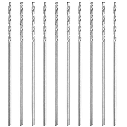 10Pcs Twist Drill Bit, Small Straight Shank Pearl Drilling Machine Tools Hardware 0.75mm for Pearl Beads Punching, Jewelry Processing