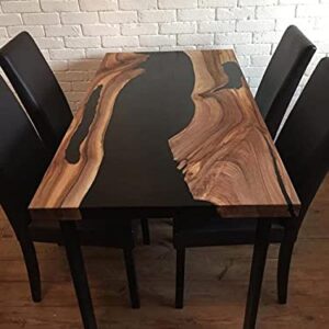 Epoxy Table, Live Edge Wooden Table, Epoxy Resin River Table, Natural Wood, Dining Table, Natural Epoxy Table, Resin Table