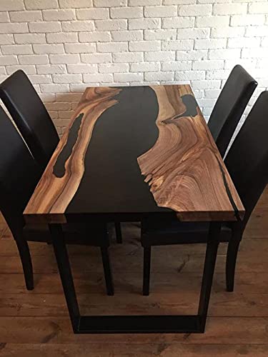 Epoxy Table, Live Edge Wooden Table, Epoxy Resin River Table, Natural Wood, Dining Table, Natural Epoxy Table, Resin Table