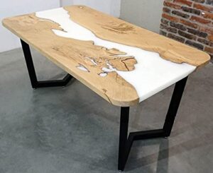 epoxy table, live edge wooden table, epoxy resin river table, natural wood,dining table, natural epoxy table, resin table