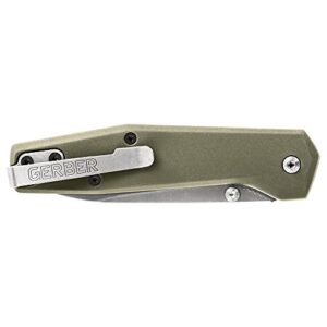 Gerber Gear Fuse Pocket Knife, 3.3 Inch Plane Edge Blade, Black