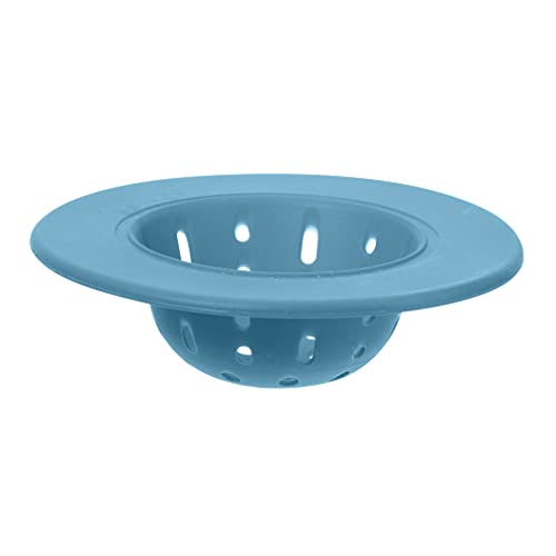 OGGI Silicone Sink Strainer- Great Kitchen Sink Strainer, Sink Drain Strainer, Drain Stopper, Sink Plug, 4.6˝ Diameter Rim, Turquoise