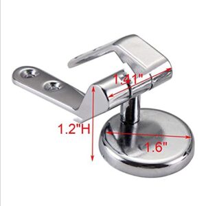 LTIYITL Toilet Seat Hinges Zinc Alloy Replacement Parts-Adjustable Toilet Seat Bolts and Nuts Left and Right Hinges-Strong and Durable (Not Easy to Fall Off)